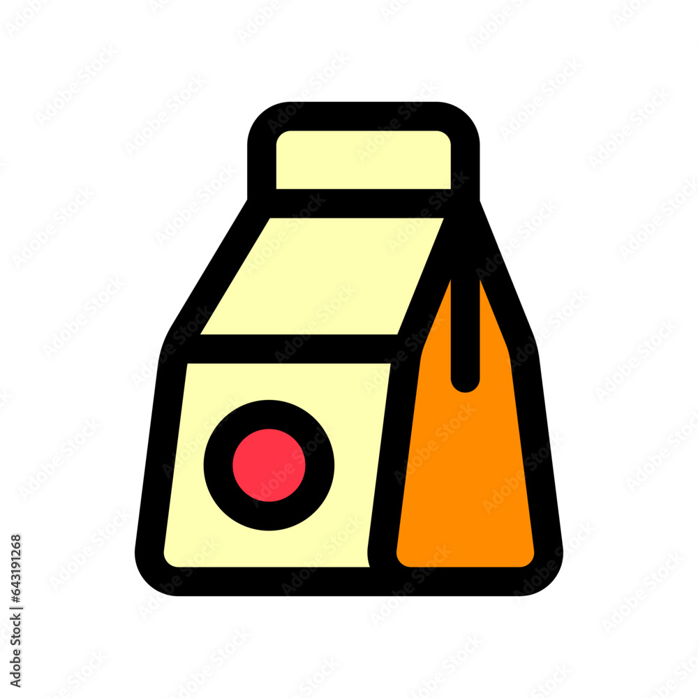 Editable lunch bag vector icon. Part of a big icon set family. Perfect ...