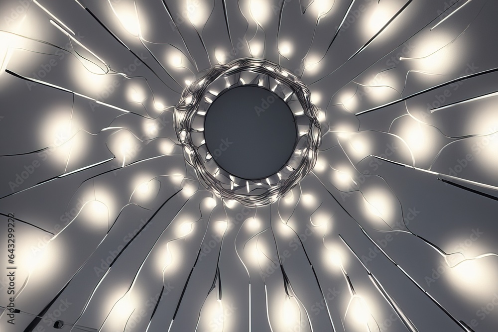 Foto de 3 d illustration of abstract technology and hi - tech ...