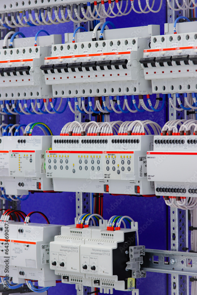 ABB automation modules for managing processes in apartments. Smart home ...