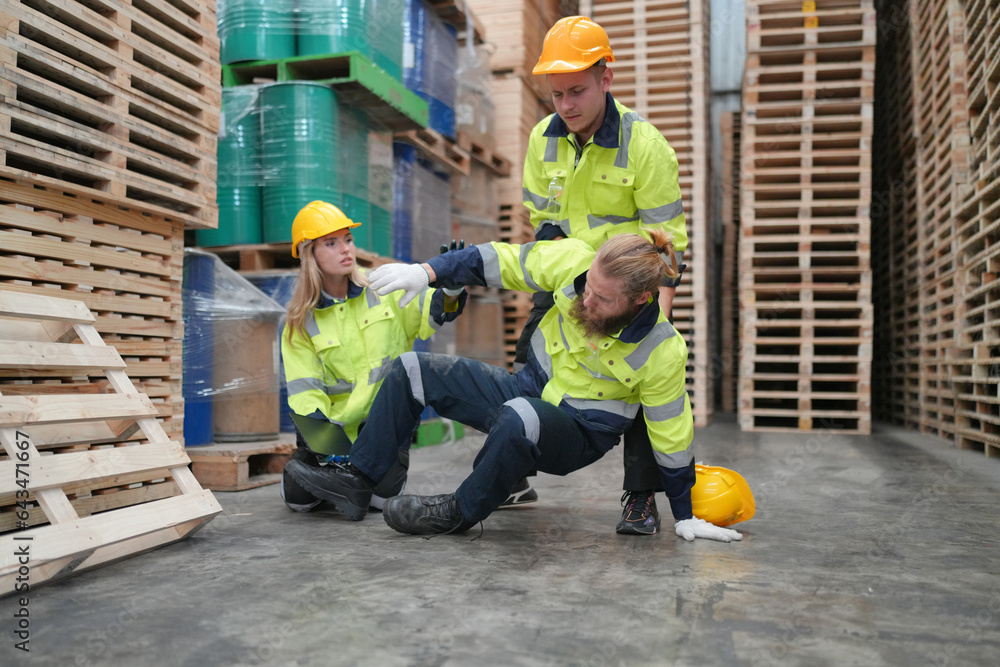 An industrial warehouse workplace safety and asset protection topic ...