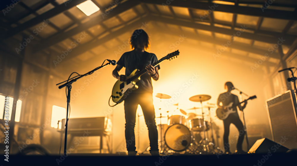 Raw Rock Band Unleashes Electrifying Performance on Vintage Warehouse ...