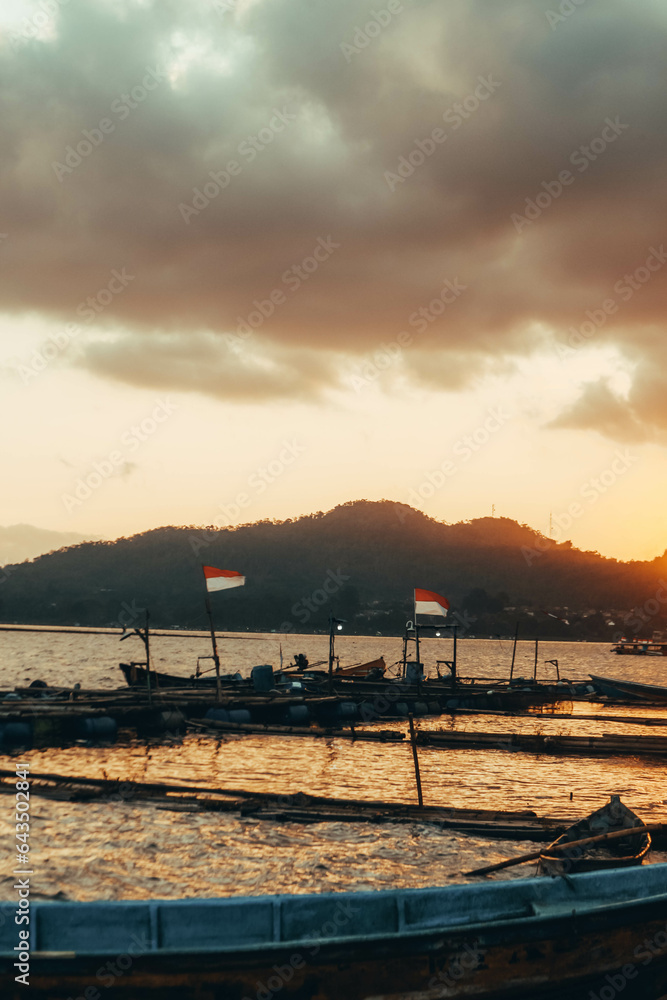 Natural views at Darma Reservoir and Kuningan Reservoir with very ...