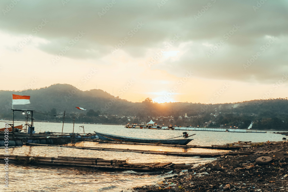 Natural views at Darma Reservoir and Kuningan Reservoir with very ...