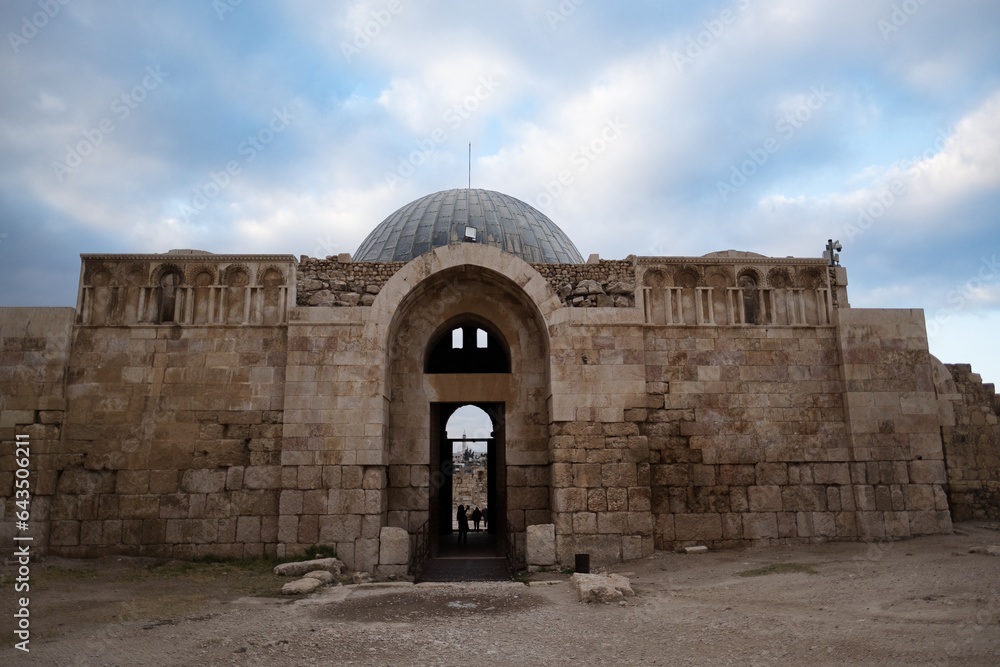 Ruins of the Umayyad Palace, an example ancient Islamic heritage in ...