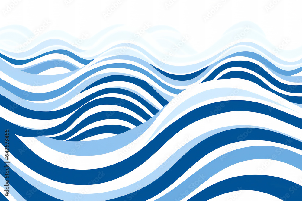 Blue wave pattern background with fluid graphic curves for a modern ...