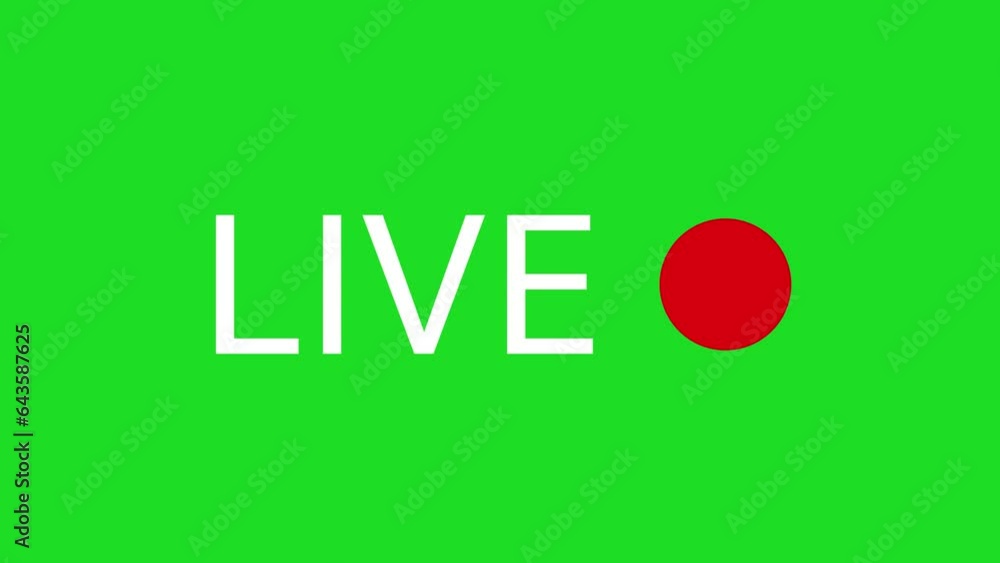 live news broadcasting template overlay loop animation green screen ...