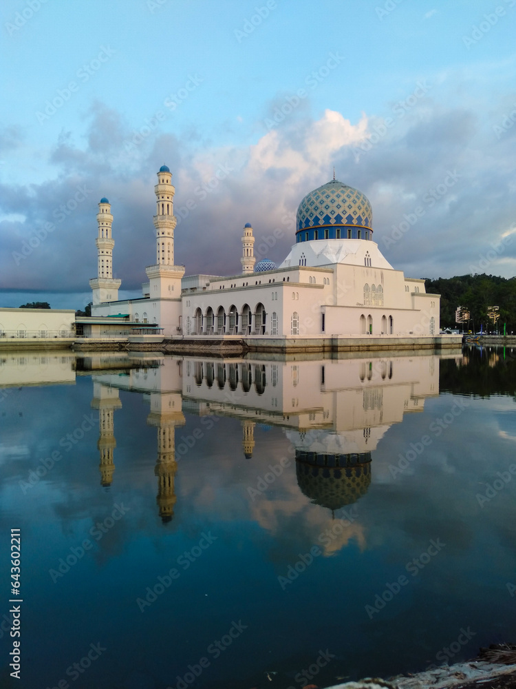 Masjid Bandaraya Kota Kinabalu City Mosque, Sabah, Borneo, Malaysia ...