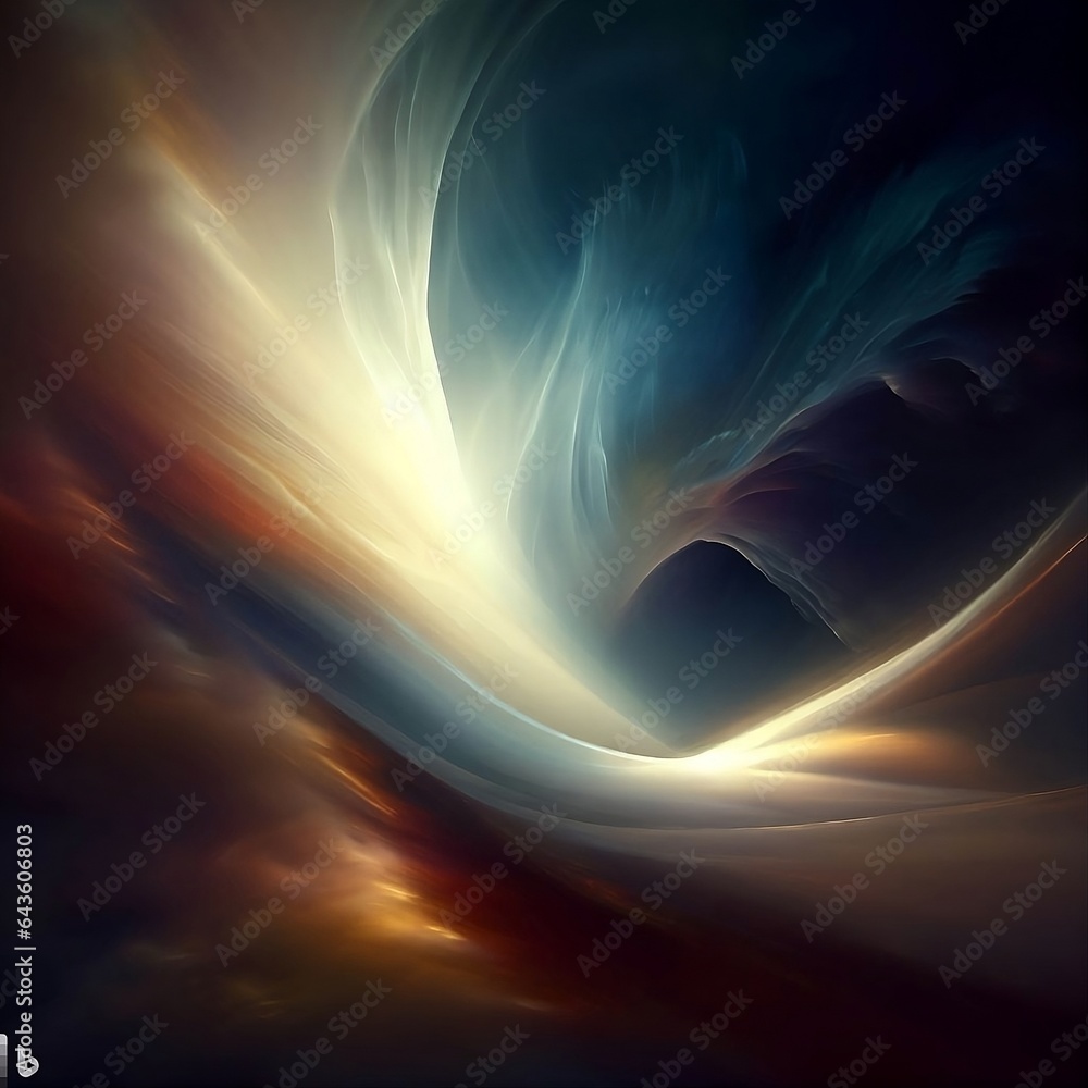 Eye of Abstract Art Razor Edge Amazing Light Elegant Energy of Golden ...