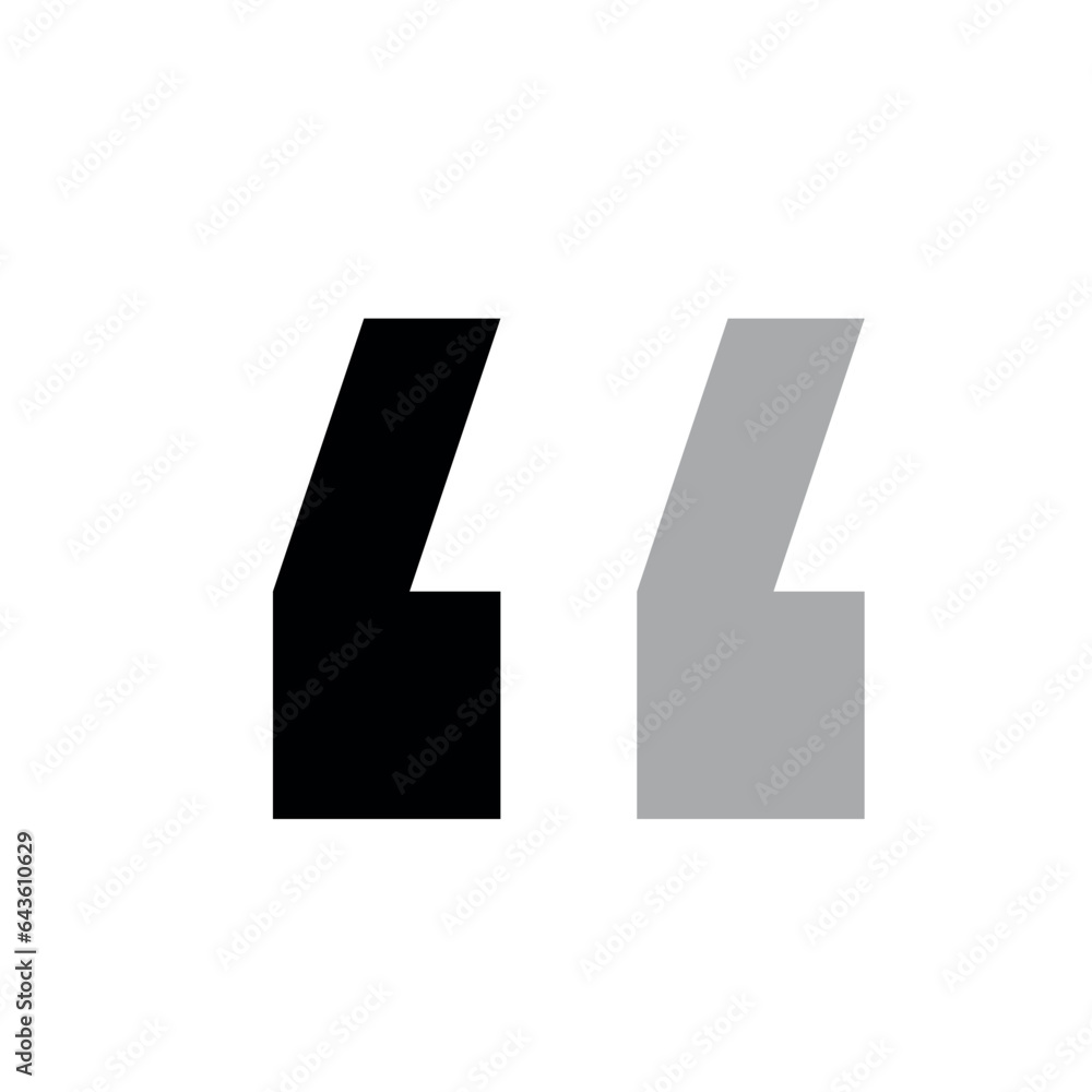 Quotation Mark Icon, Punctuation Symbol, Quote Sign, Quotation Icon ...