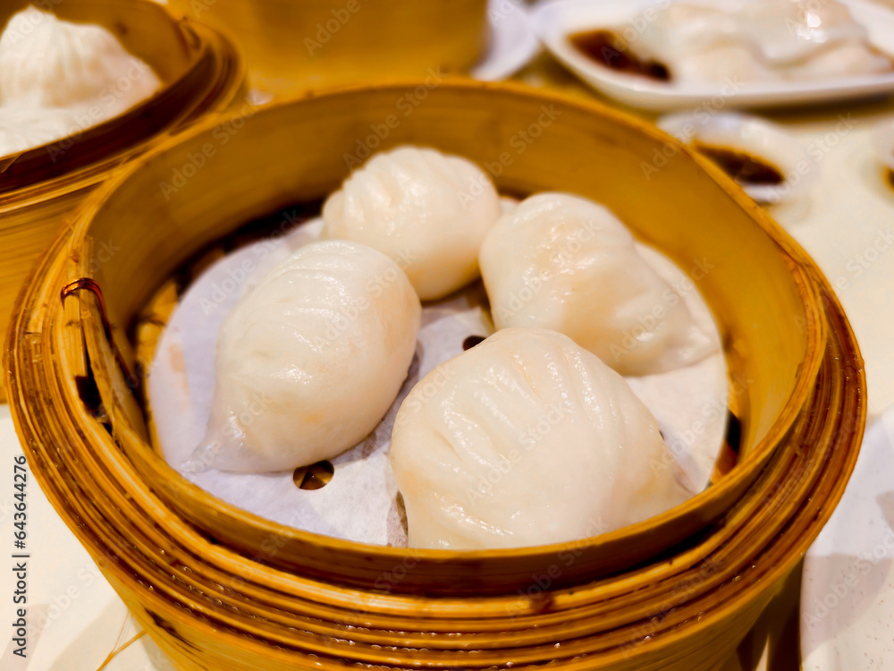Asian Chinese Har gau (steamed prawn dumplings) Stock Photo | Adobe Stock Asian Chinese Har gau (steamed prawn dumplings) Stock Photo | Adobe Stock