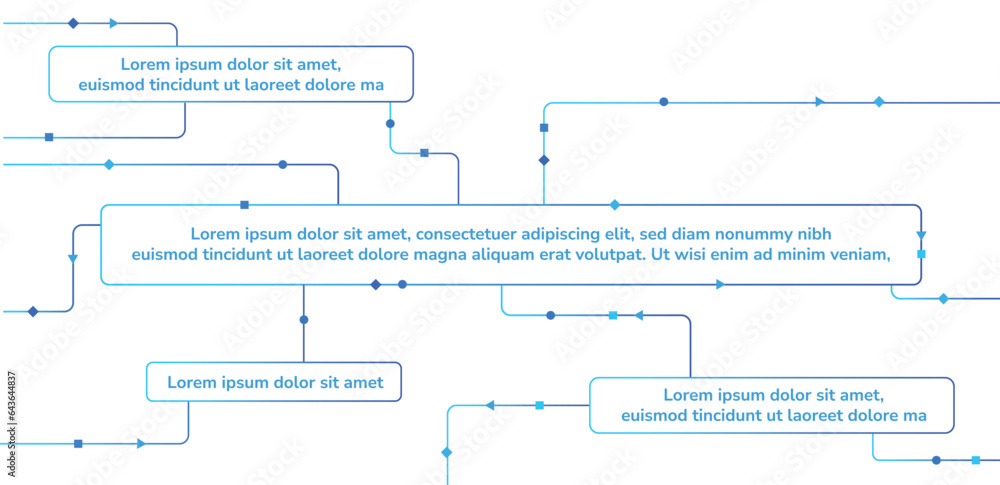 Vector text box technology, text box templates infographic Stock Vector ...