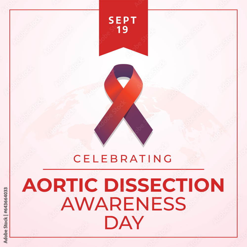 vector graphic of Aortic Dissection Awareness Day good for Aortic ...