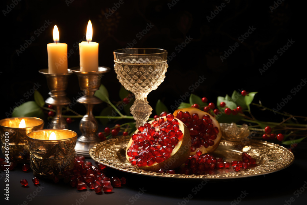 Sabbath table, where the soft glow of candlelight, the rich aroma of ...