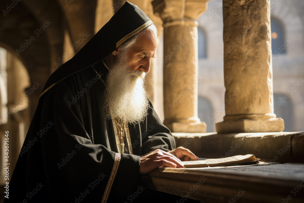 Hebrew priest, representing their dedication to maintaining the ...