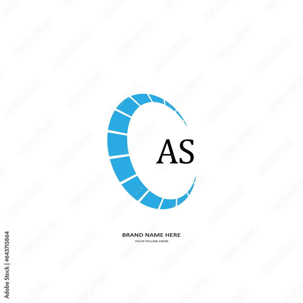 AS Logo Design, Inspiration for a Unique Identity. Modern Elegance and ...