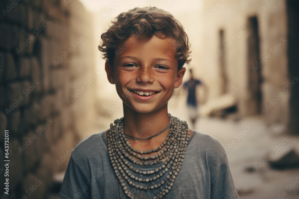 Medium shot portrait photography of a happy boy in his 20s wearing a ...