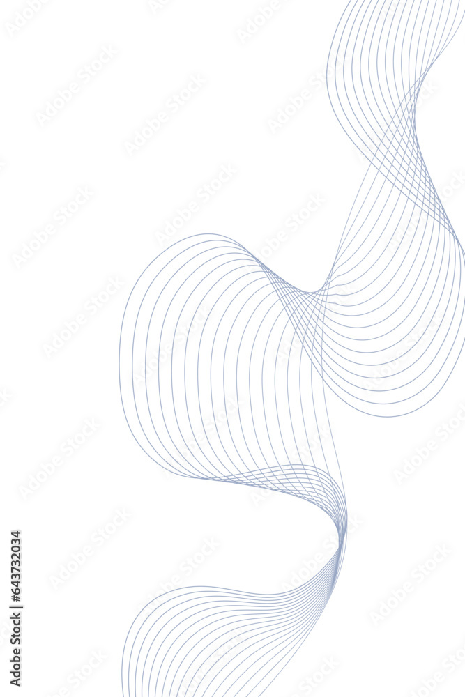 Smooth wave abstract vector background layout. Design template for cover, postcard certificate ...