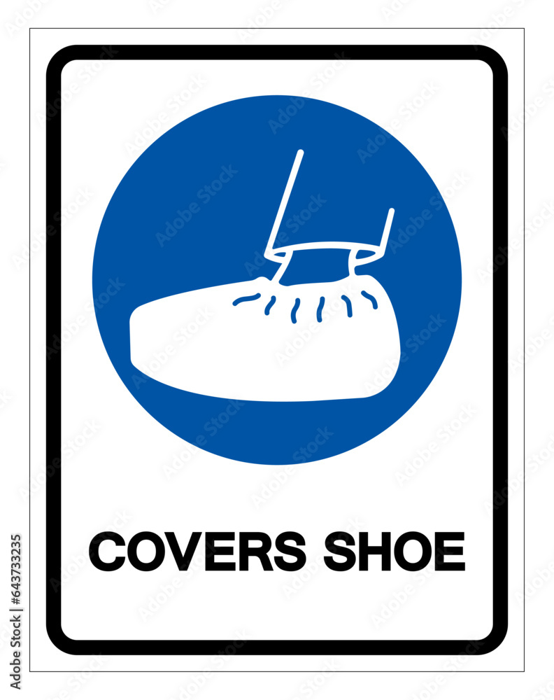 Shoe Covers Symbol Sign ,Vector Illustration, Isolate On White ...