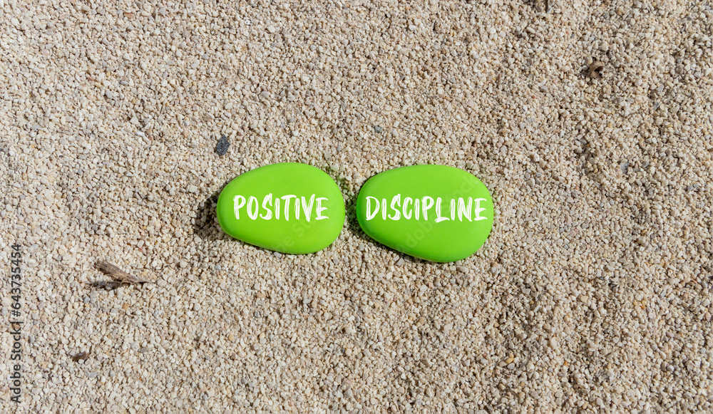 Positive discipline symbol. Concept words Positive discipline on ...