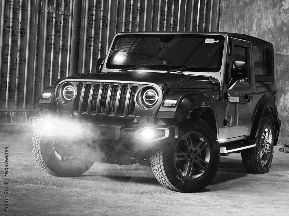 Modern custom made Mahindra Thar offroad modified car photograph ...