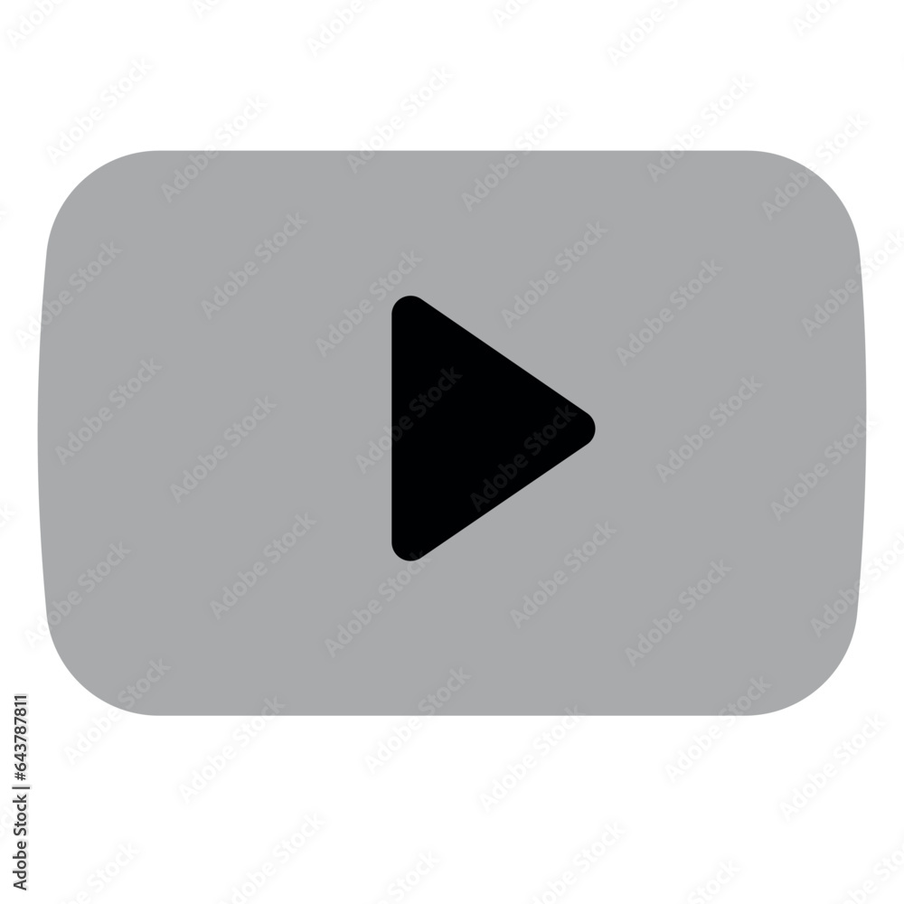 YouTube Button Icon, Video Streaming Symbol, YouTube Logo, Icon YouTube ...