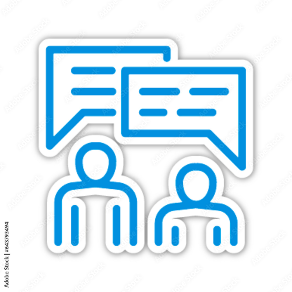 Pictogramme icones et logo conversation message profil travail gras ...