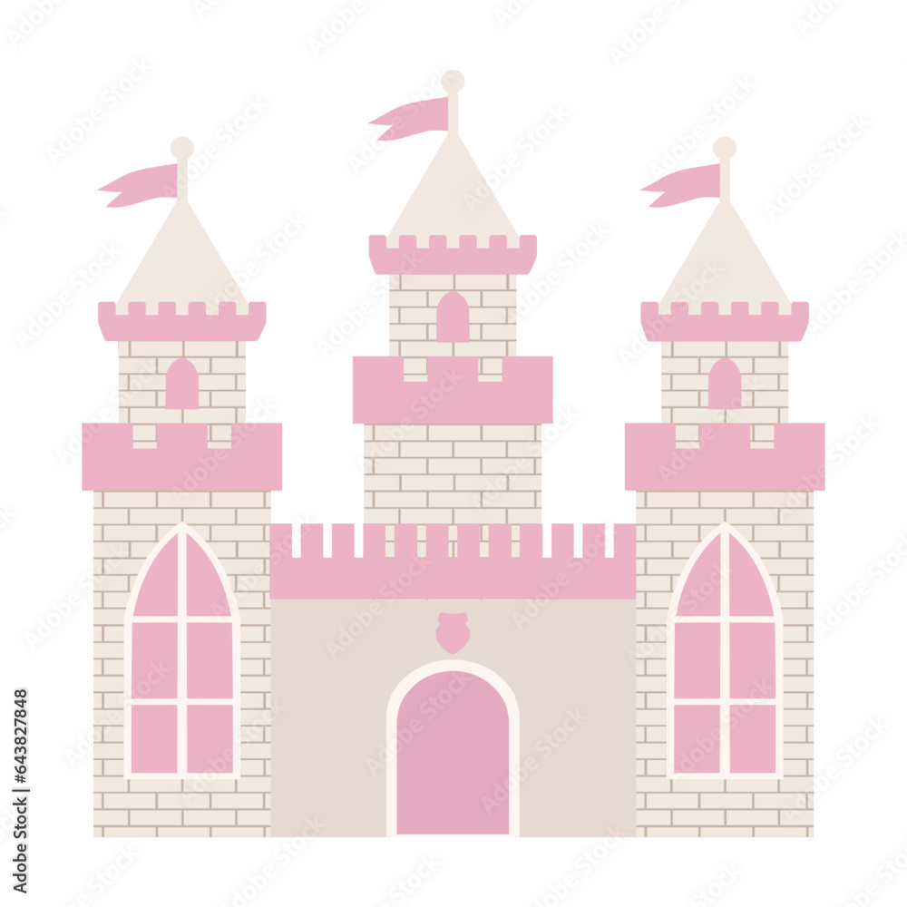 Poster Medieval royal castle vector cartoon illustration – Wall Art ...