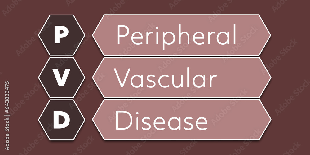 PVD Peripheral Vascular Disease. An Acronym Abbreviation of a common ...