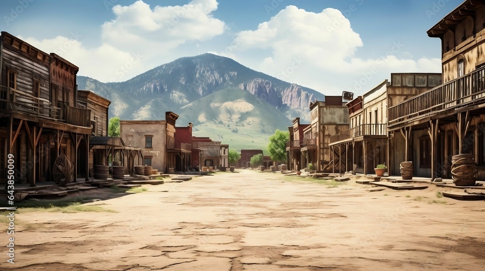 Wild West Town Wallpaper
