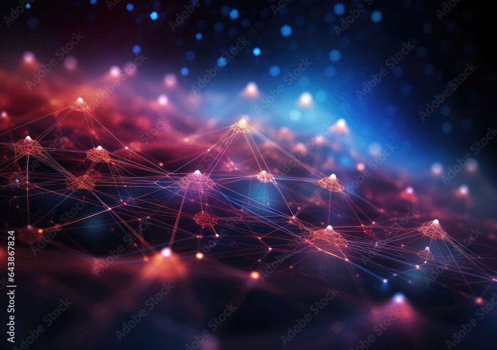 quantum abstract technology background. Hardware quantum form. Future ...