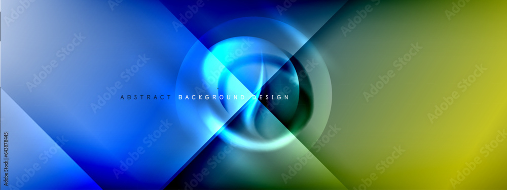 Vecteur Stock Color gradient shadows and light effects background. Lens ...