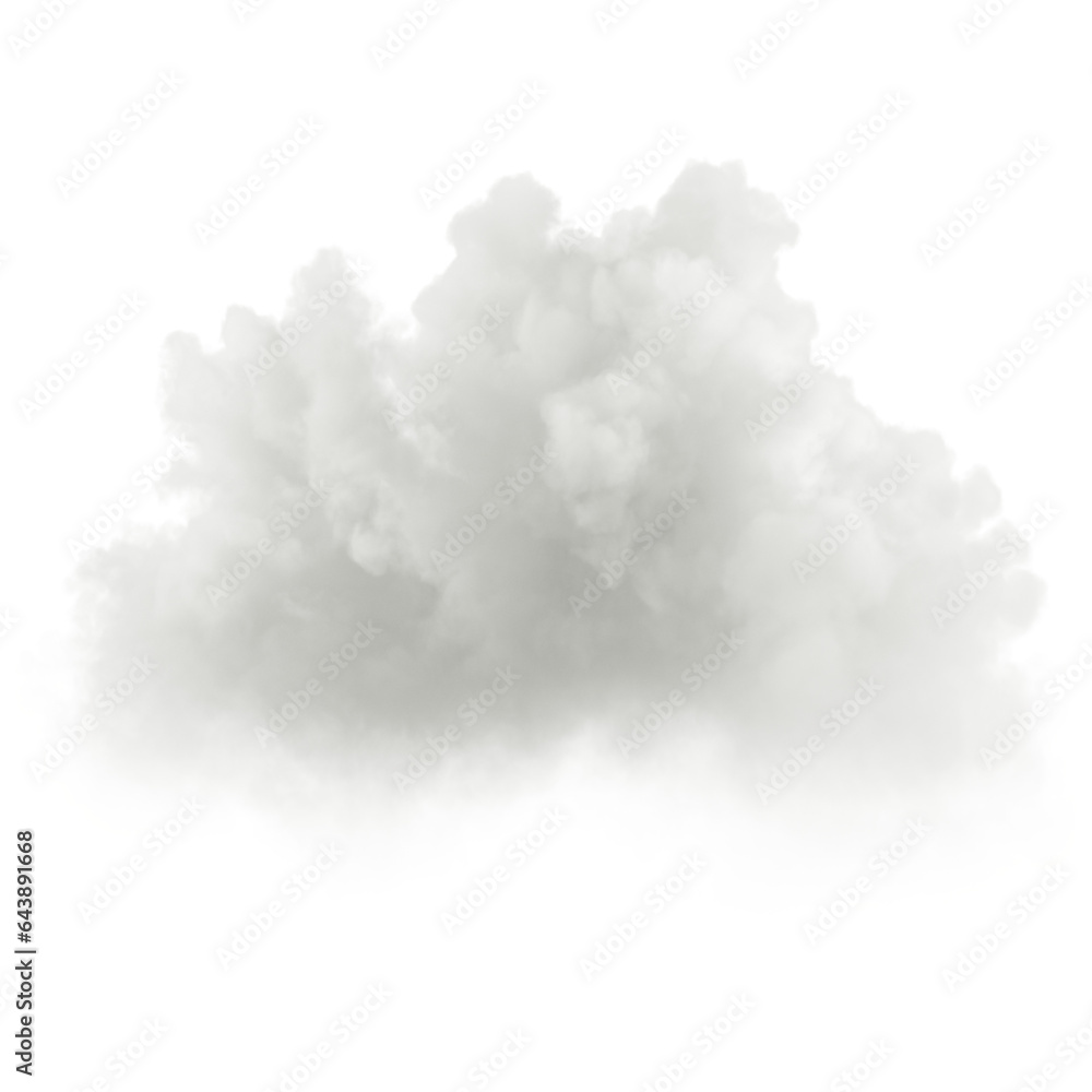 Realistic fluff clouds on transparent backgrounds specials effect 3d ...