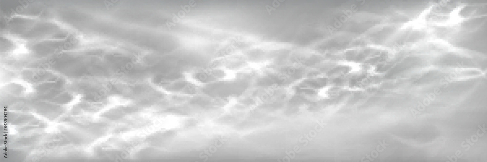 White water wave light surface overlay background. 3d clear ocean ...