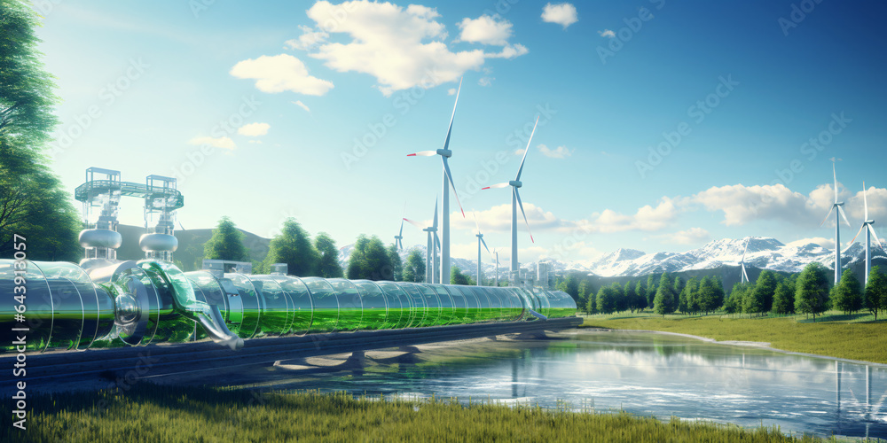 A clean pipeline for the production of renewable energy from renewable ...