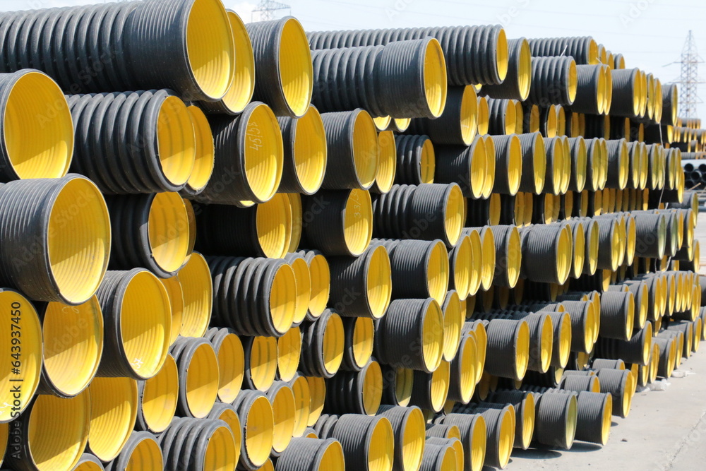 HDPE Corrugated Pipe, HDPE Pipes Manufacturers, HDPE DWC Yellow pipes ...