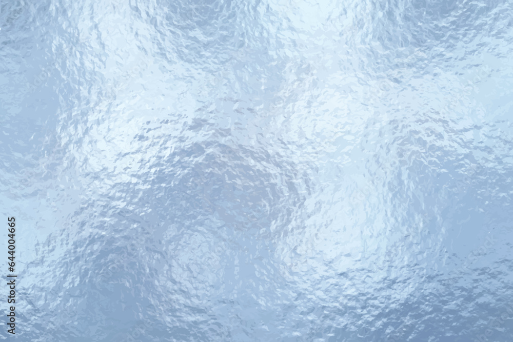 Ice crystal, light blue background with glass effect vector ...