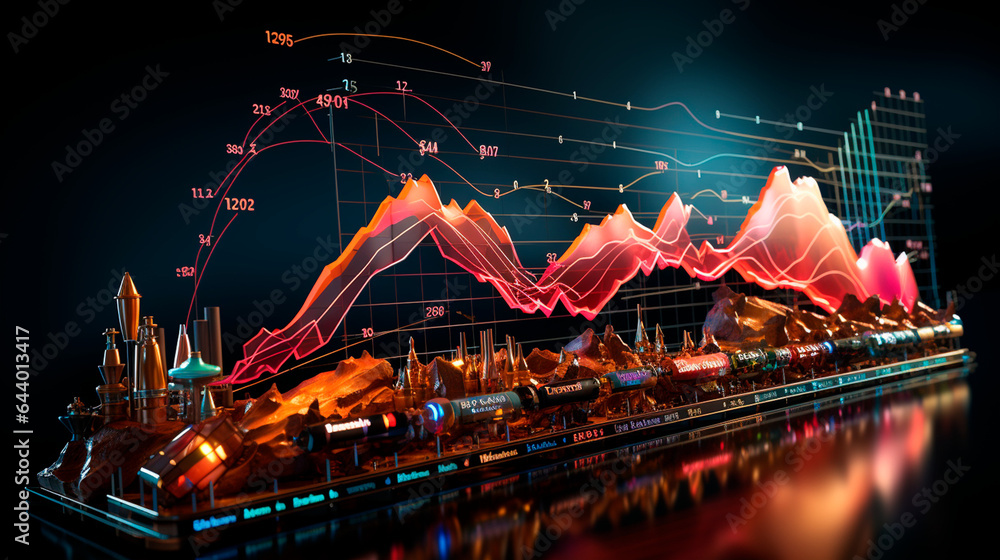 Visualizing Data Trends: Line Graph Illustrating Chart Fluctuations ... Visualizing Data Trends: Line Graph Illustrating Chart Fluctuations ...