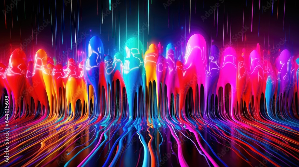 Thick dense viscous provocative sticky flowing liquid texture abstract ...