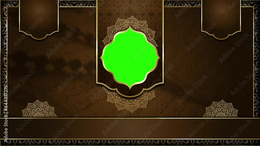 Vidéo Stock Animated Islamic background for designing Holy Quran ...