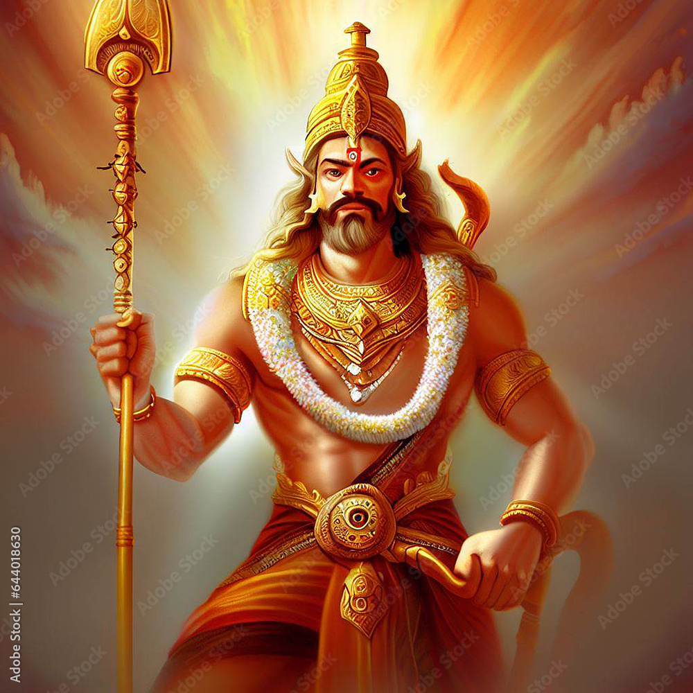 Figure of Indian mythological history Stock Illustration | Adobe Stock