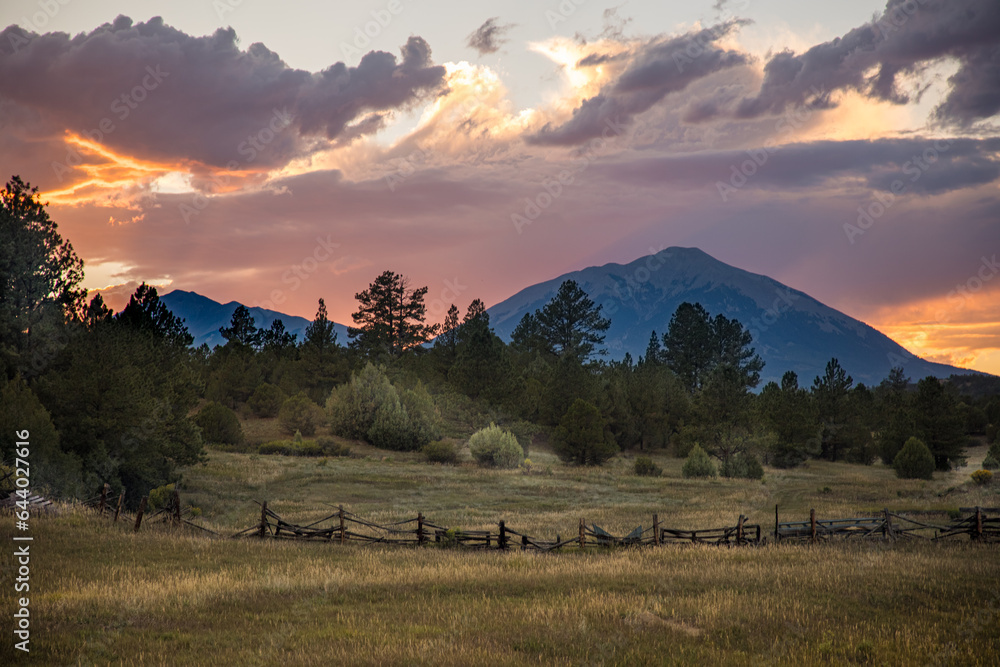 The Frontier Pathways Scenic Byway in the Spanish Peak region of ...