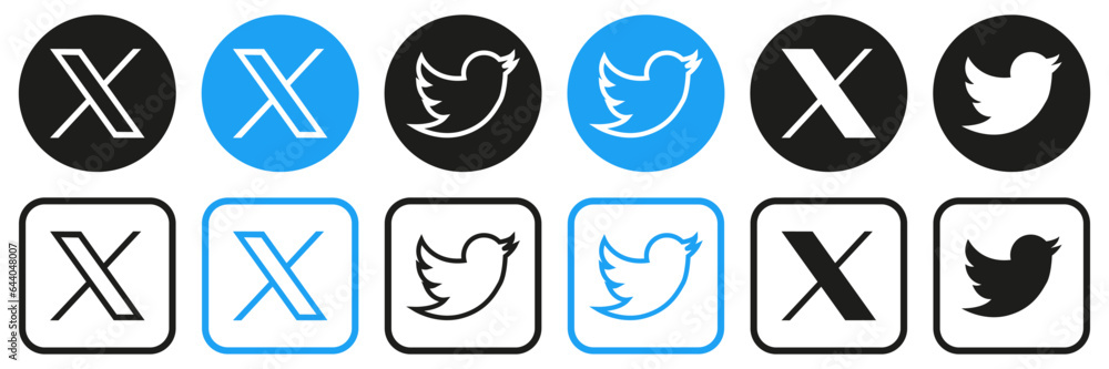 Twitter. Twitter new Logo. X. Twitter Logo for Social Media. Vinnitsa ...
