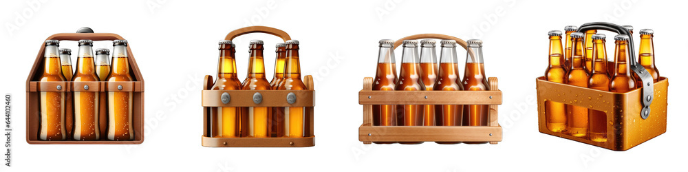 Beer Caddy clipart collection, vector, icons isolated on transparent ...