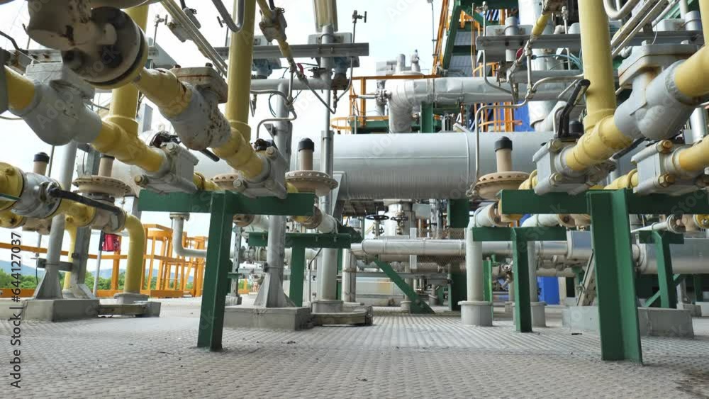 Modern engineering and technology structure of the chemical plant ...