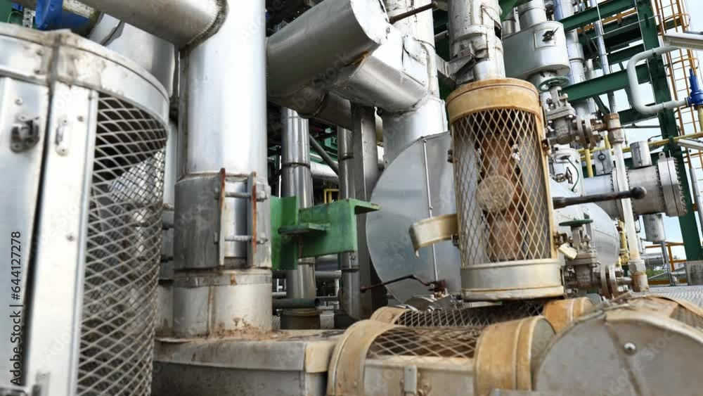 Consisting of equipment, measuring instruments, chemical pipelines, and ...