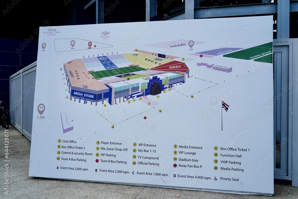 Chang Arena of Buriram United, The Largest football stadium in Thailand ...