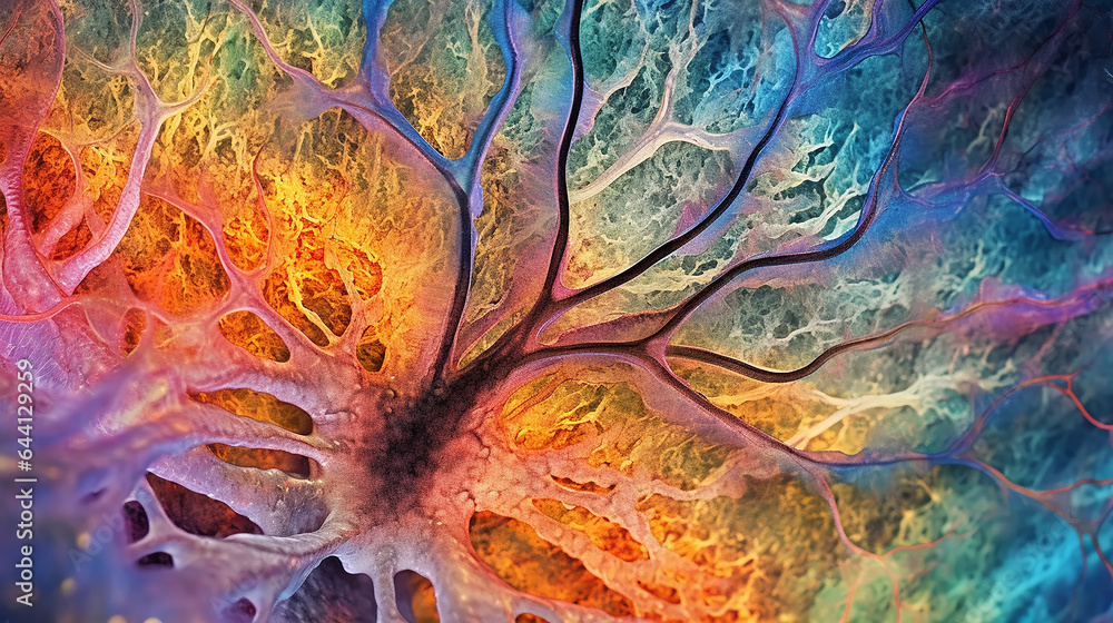 neural connections mycelium background microscopic abstract dna. Stock ...