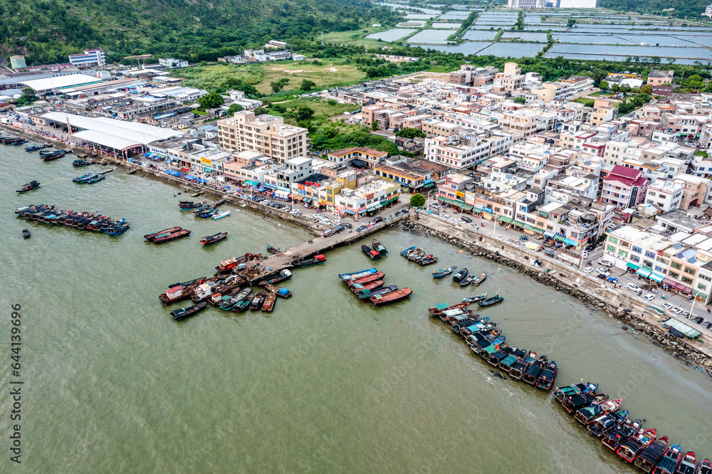 Deep Fishing Village Fishing Port, Magong Town, Shanwei City, Guangdong ...