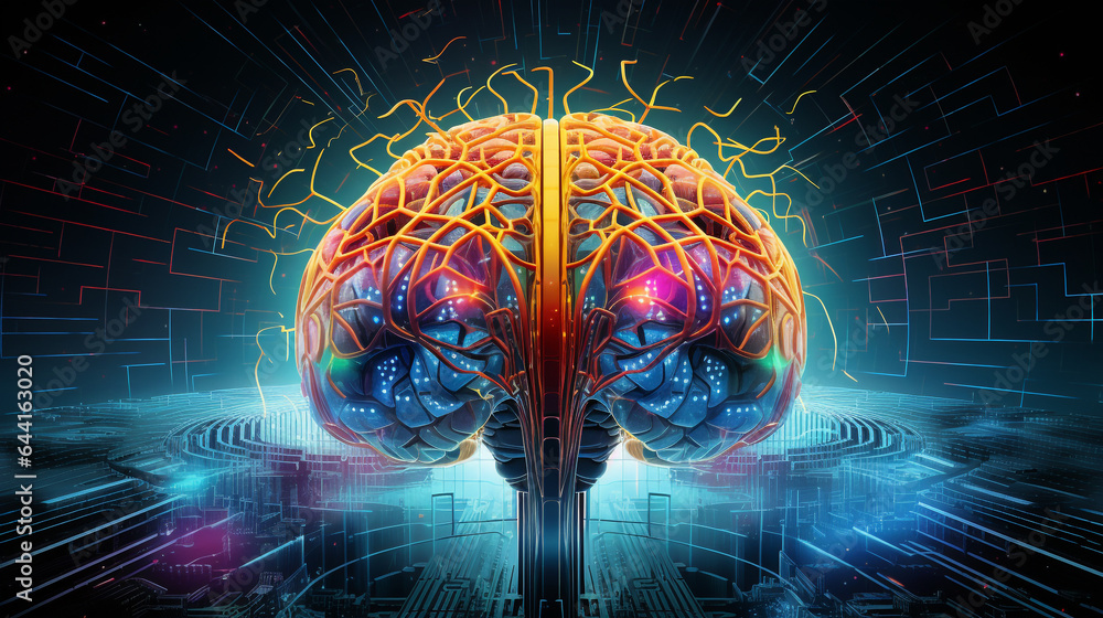 AI-Driven Neural Explosion: A Conceptual Artwork of the Human Brain ...
