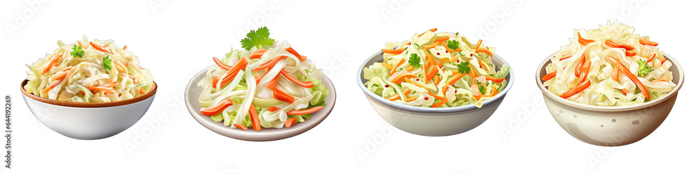 Coleslaw clipart collection, vector, icons isolated on transparent ...
